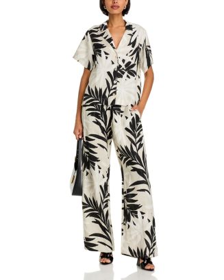Bella Dahl Palm Print Shirt & Pants | Bloomingdale's