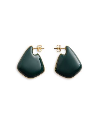 Click here for Bottega Veneta Color Small Fin Drop Earrings in 18... prices