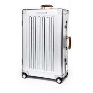 Sterling Pacific 4 Wheel Aluminum XL Checked Suitcase, 90L ...