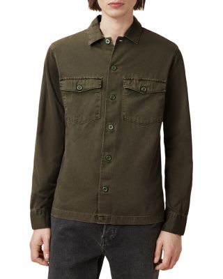 Click here for Allsaints Spotter Cotton Button Down Shirt prices
