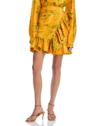 Coniglio Palm Beach Silk Mini Ruffle Power Pareo | Bloomingdale's