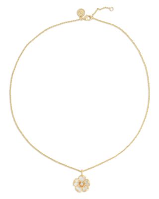Click here for Anabel Aram Wildflowers Pave Flower Pendant Neckla... prices