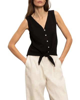 Click here for Sanctuary Vacation Tie Shell Palm Top prices