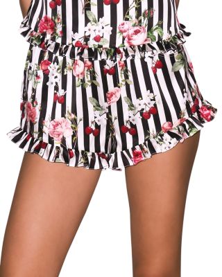 Click here for Fleur du Mal Ruffle Hem Shorts prices