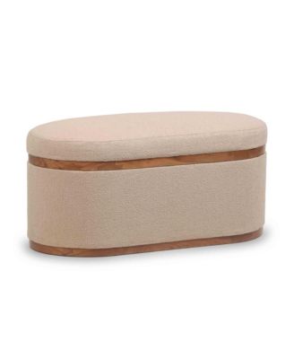 Click here for Tov Furniture Olivier Oval Storage Ottoman prices
