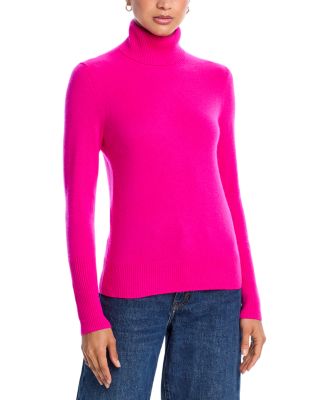 Click here for Aqua 100 Cashmere Turtleneck Sweater - Exclusive prices