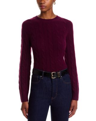 Click here for C by Bloomingdales Cashmere Cable Knit Crewneck Sw... prices
