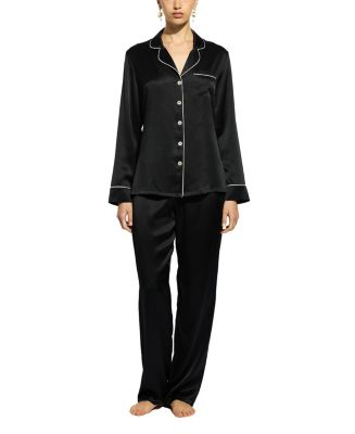 GINIA Fine Finishes Pyjama Set | Bloomingdale's