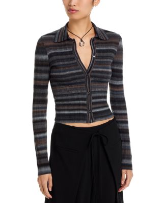 Click here for Re/Done Ribbed Polo Cardigan prices