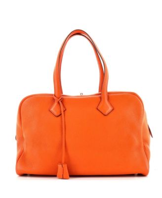 Click here for Pre-Owned HERMES 35 Victoria Ii Bag Clemence prices