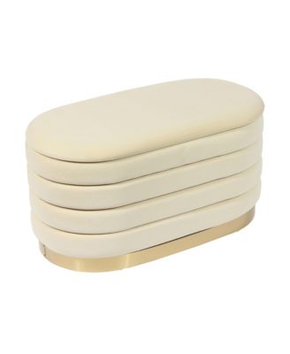 Tov Furniture Lillian Velvet Storage Bench