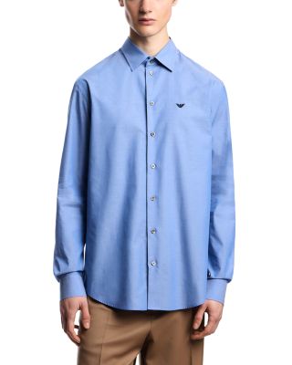 Click here for Emporio Armani Chambray Regular Fit Button Front S... prices