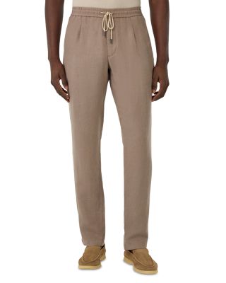Click here for Boggi Milano City Linen Tapered Trousers prices