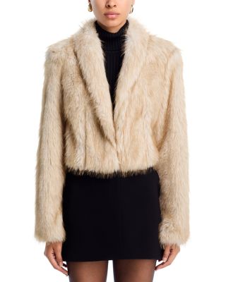 Click here for Nonchalant Label Uma Faux Fur Jacket prices