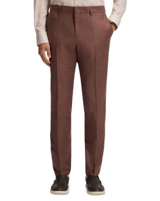 Boss Melange Solid Slim Fit Suit Pants