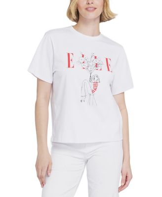 Elle Collection Flowers Graphic Tee