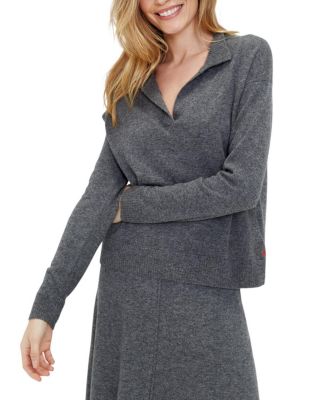 Click here for Chinti & Parker Womens Wool Cashmere Collared Swea... prices