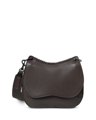 Callista Medium Saddle Bag Cocoa Grained Leather | Bloomingdale's