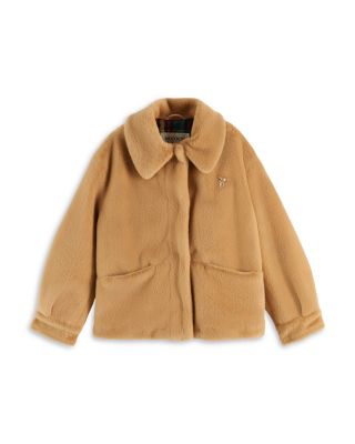 Scotch & Soda Girls Faux Fur Jacket - Little Kid  Big Kid