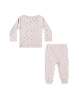 Click here for Quincy Mae Girls Pointelle Long Sleeved Tee & Legg... prices