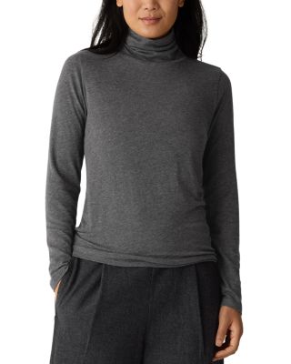 Click here for Eileen Fisher Melange Turtleneck Top prices