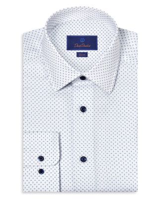Click here for David Donahue Slim Fit Printed Stretch Dress Shirt prices