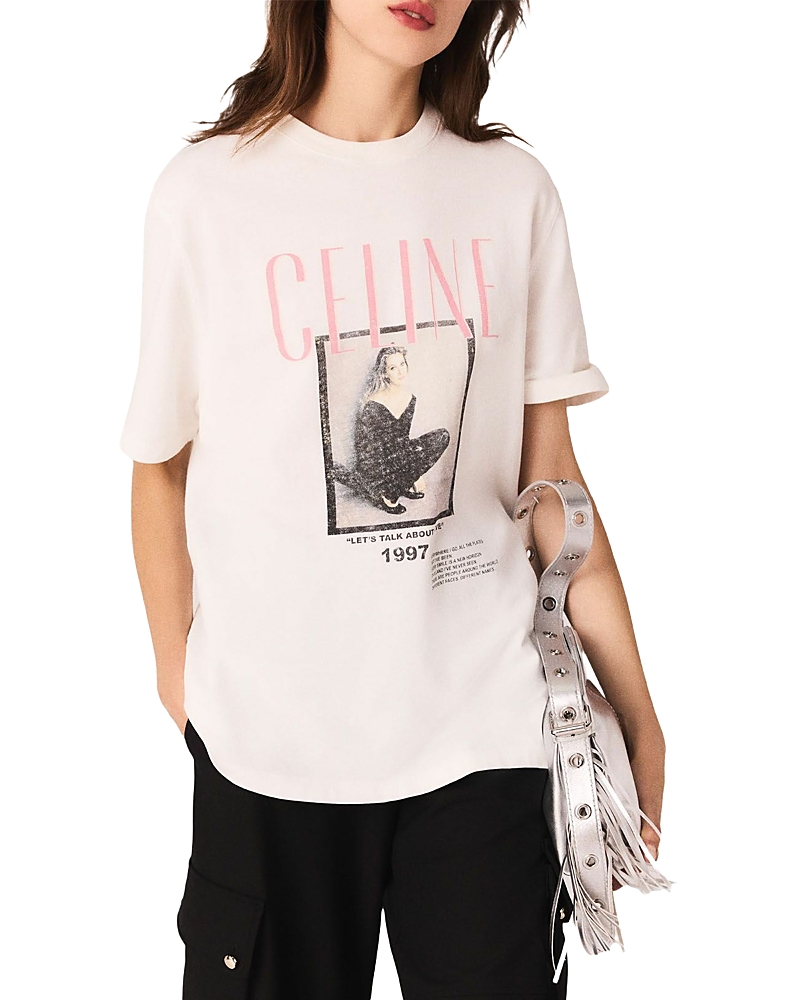 Click here for Maje Celine Dion Graphic Tee prices
