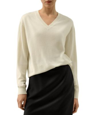 Click here for Lilysilk V-Neck Baby Cashmere Sweater prices
