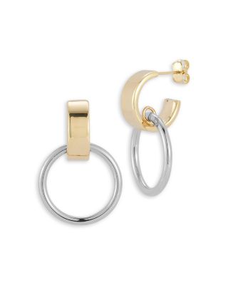 Click here for Alberto Amati 14K White & Yellow Gold Circle Drop... prices