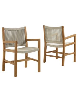 Click here for Modway Vienna Outdoor Patio Teak and Rope Dining A... prices