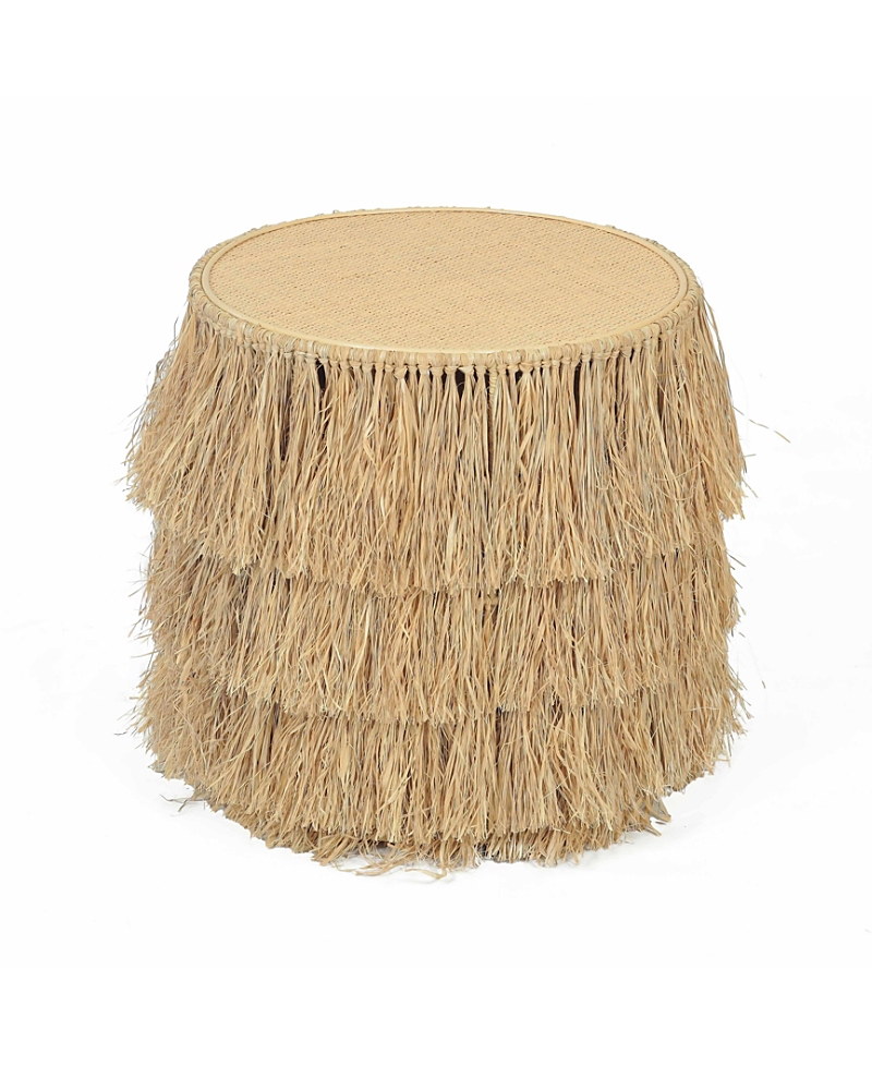 Click here for Tov Furniture Luau Rattan Round End Table prices