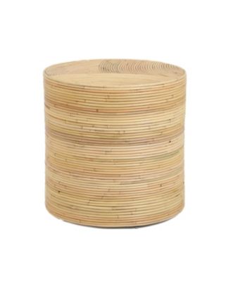 Click here for Tov Furniture Matea Rattan Cross Side Table prices