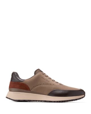 Cole Haan Mens Grandpro Luxe Mile Lace-Up Sneakers - Irish coffee