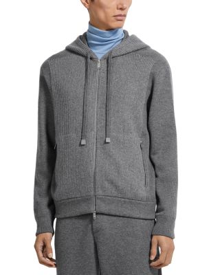 Click here for Zegna Melange Oasi Cashmere Full Zip Hoodie prices