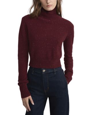 Click here for Frame The Cashmere Fleck Turtleneck Sweater prices
