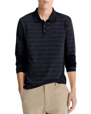 Click here for Vince Long Sleeve Jacquard Polo Shirt prices