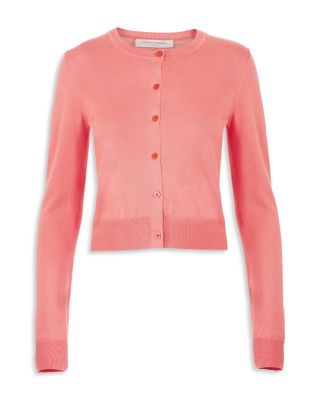 Click here for Carolina Herrera Long Sleeve Crewneck Cardigan prices