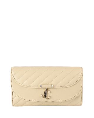 Click here for Jimmy Choo Avenue Curve Leather Wallet on Chain prices