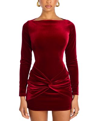 Click here for Retrofete Kadala Velvet Mini Dress prices