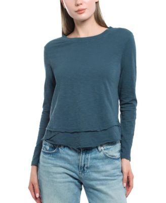 Click here for Wilt Clothing Long Sleeve Mock Layer Tee prices