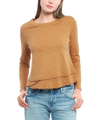 Wilt Clothing Long Sleeve Mock Layer Tee