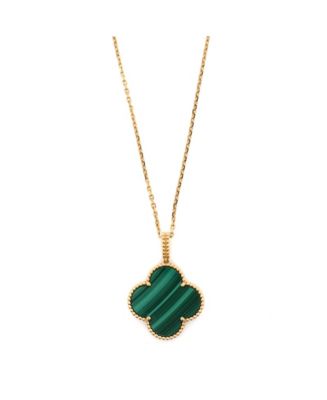 Pre-Owned Van Cleef & Arpels Magic Alhambra Pendant Necklace 18K Gold ...