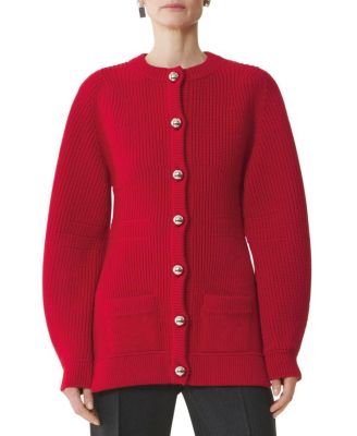 Click here for Lanvin Wool Ribbed Cardigan prices
