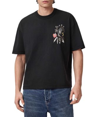 Click here for Allsaints Serrate Graphic Tee prices