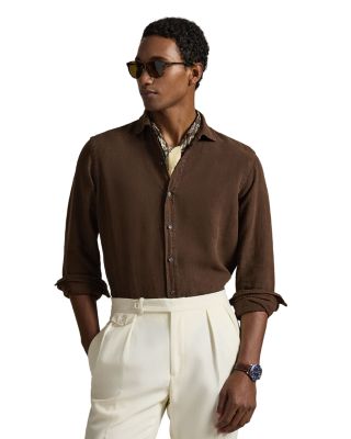 Click here for Polo Ralph Lauren Classic Fit Slub Linen Shirt prices