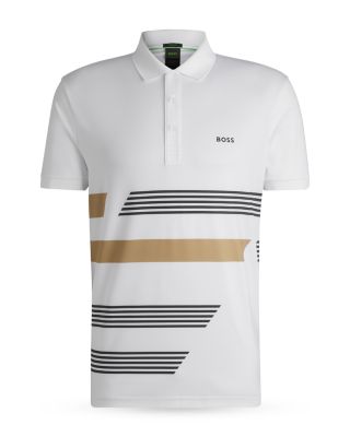 Click here for Boss Paddy Tape Print Polo prices