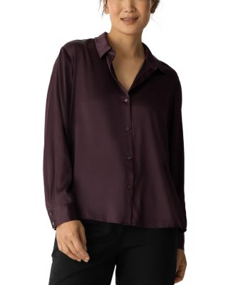 Click here for Eileen Fisher Classic Collar Easy Shirt prices