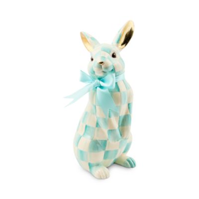 Click here for MacKenzie-Childs Aqua Check Peter Bunny prices