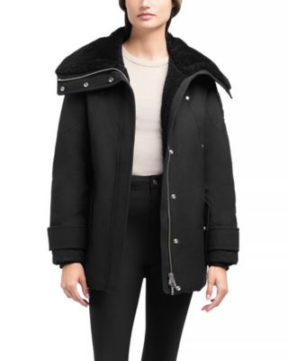 Click here for Moose Knuckles Aurora Shearling Trim Down Jacket prices