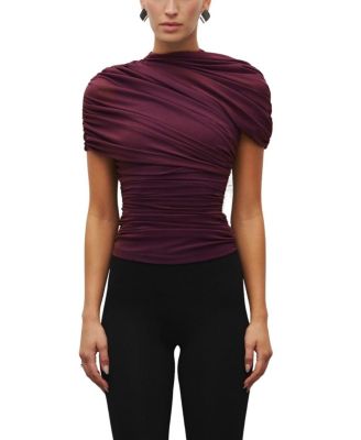 Click here for Heiress Beverly Hills The Draped Shoulder Top prices
